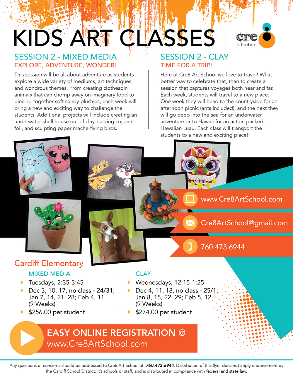 Cre8 Art School Classes