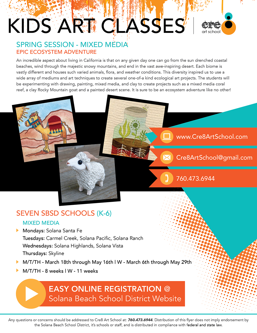 Cre8 Art School Classes